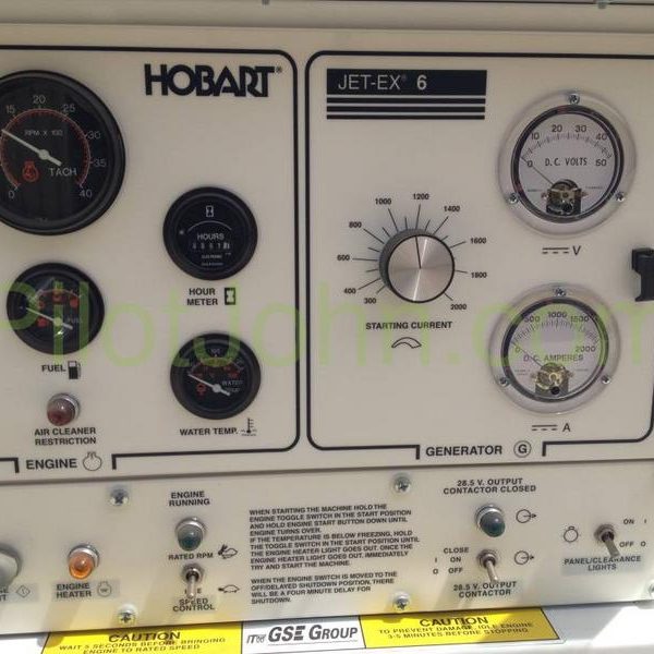 Hobart JetEx-4D, GPU, ground support equipment